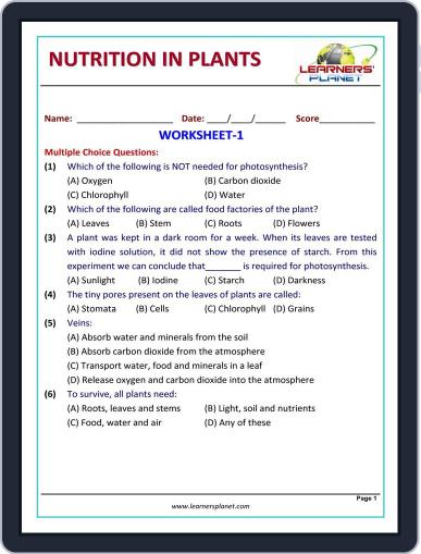 Grade-7-Science-Olympiad - Nutrition in Plants Magazine (Digital ... Grade-7-Science-Olympiad - Nutrition in Plants Magazine (Digital ...