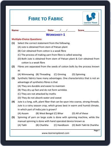 Grade-6-Science-Olympiad: Fibre to Fabric Magazine (Digital ... Grade-6-Science-Olympiad: Fibre to Fabric Magazine (Digital ...