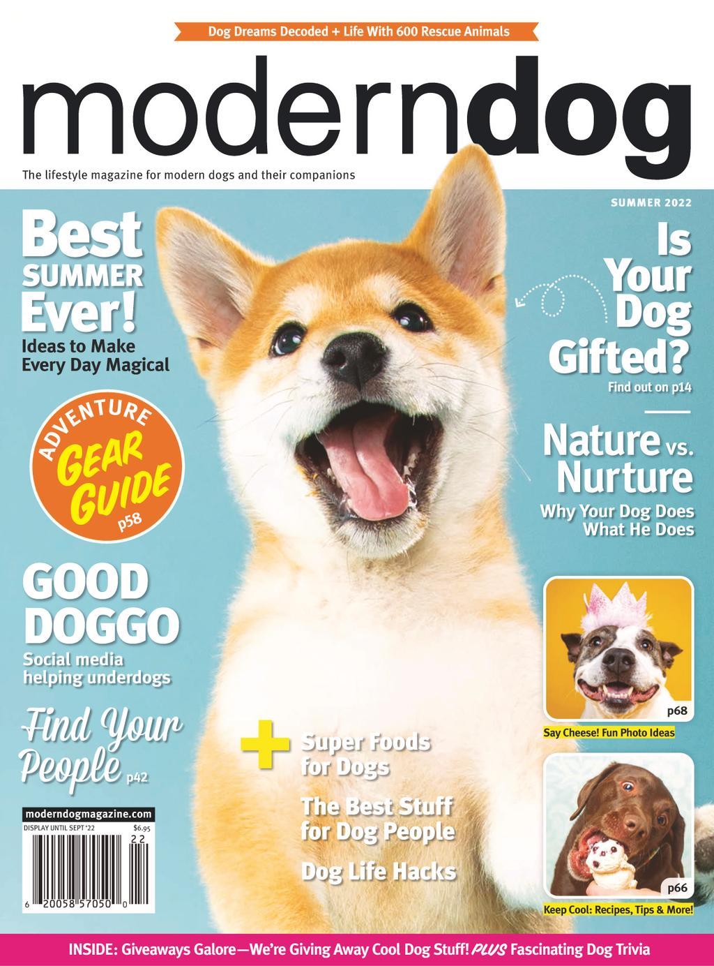 Modern Dog Magazine Subscription Discount | The Lifestyle Magazine for ...