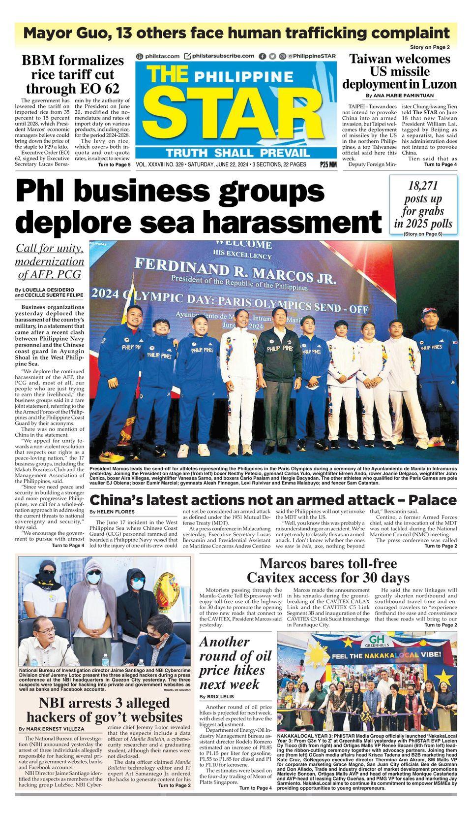 Taiwan welcomes US missile deployment in Luzon | ANA MARIE PAMINTUAN - DiscountMags.com