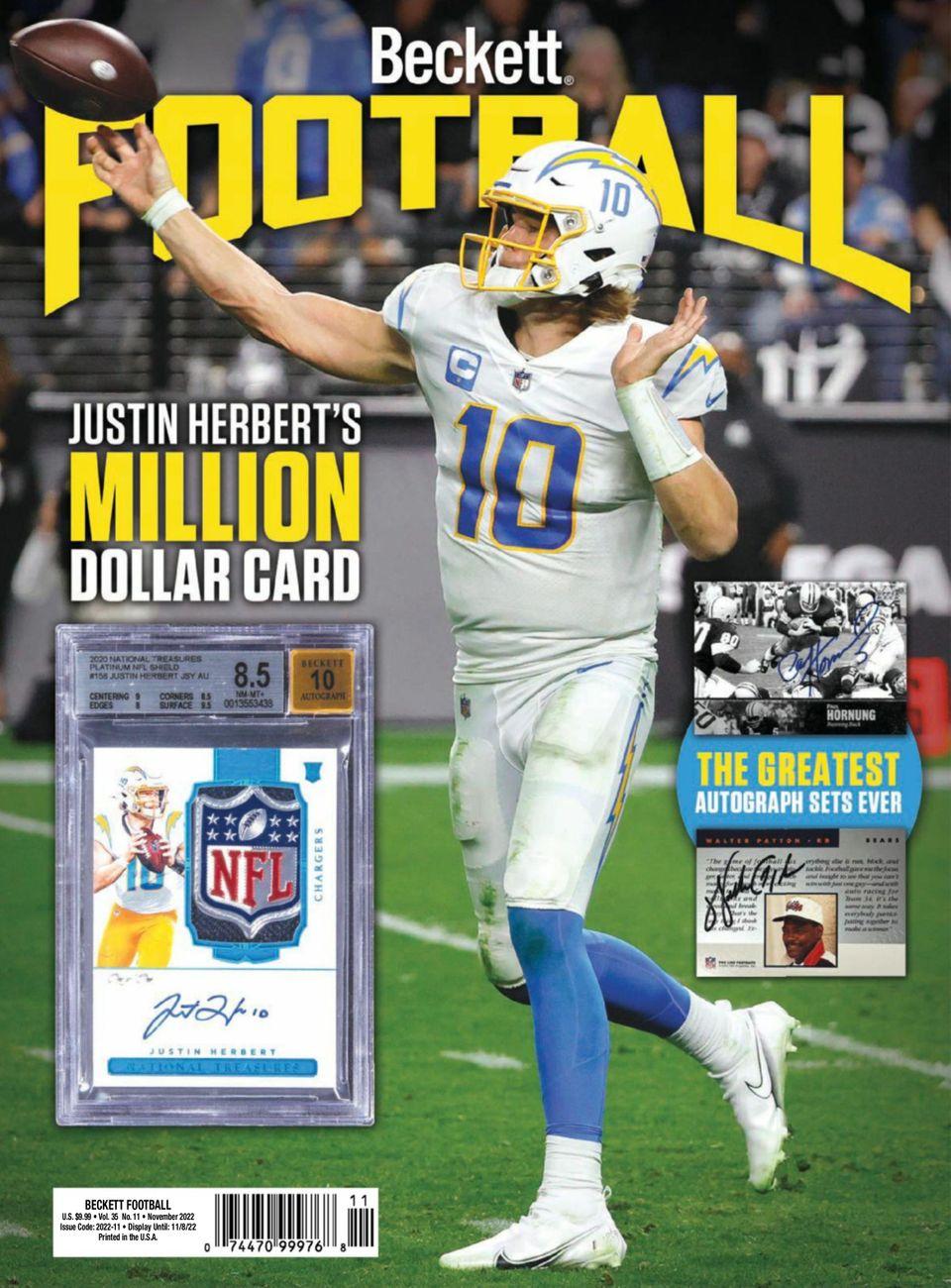 Beckett Football Magazine Subscription Discount | Football Trading ...