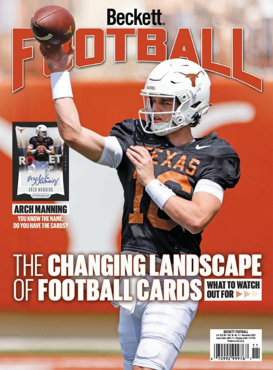 Beckett Football Magazine Subscription Discount | Football Trading ...