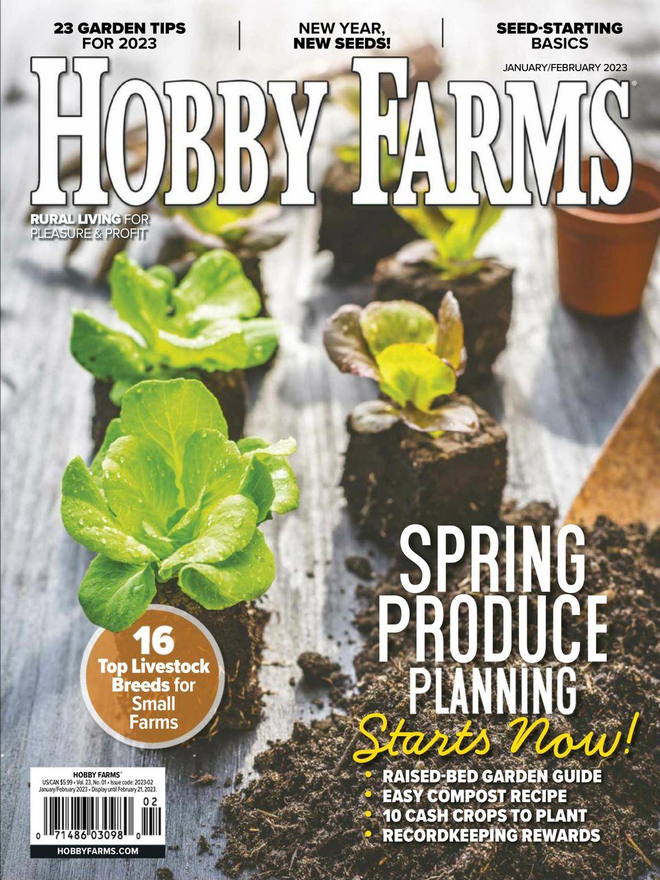 Hobby Farms Magazine Subscription Discount | Rural Living for Pleasure ...