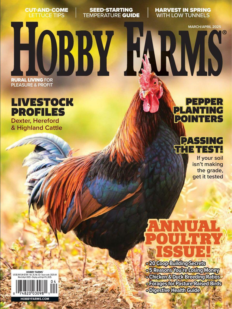 Hobby Farms Magazine Subscription Discount | Rural Living for Pleasure ...