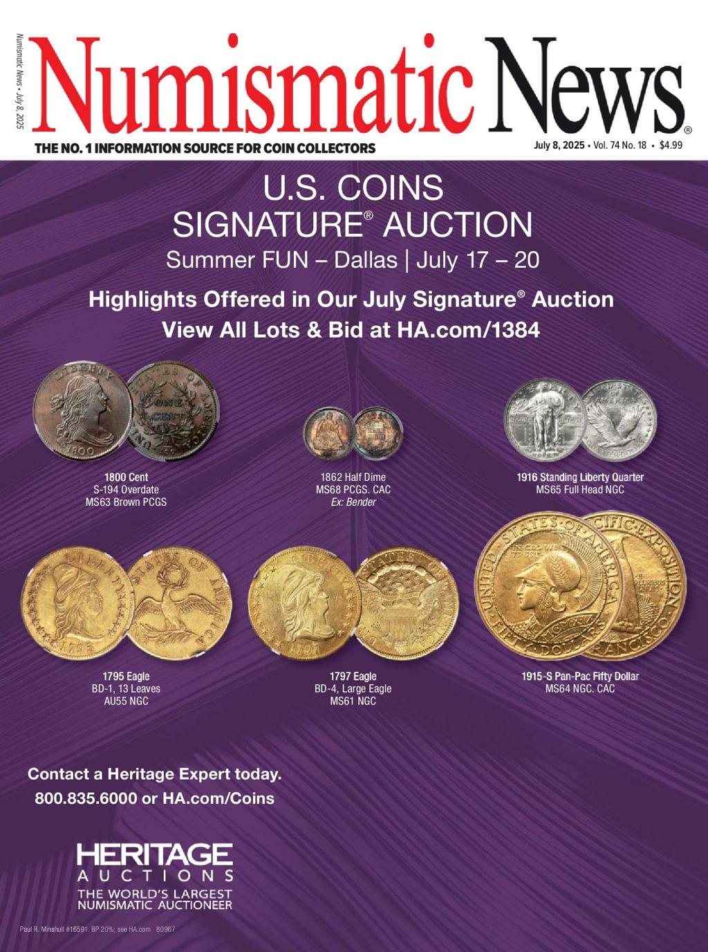 Numismatic Magazine Subscription Discount | Coin and Currency ...