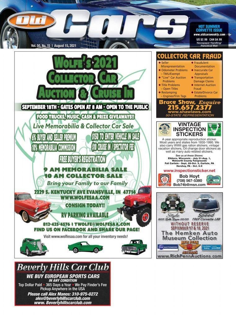 Old Cars Weekly Magazine Subscription Discount | Collectible Automobile ...