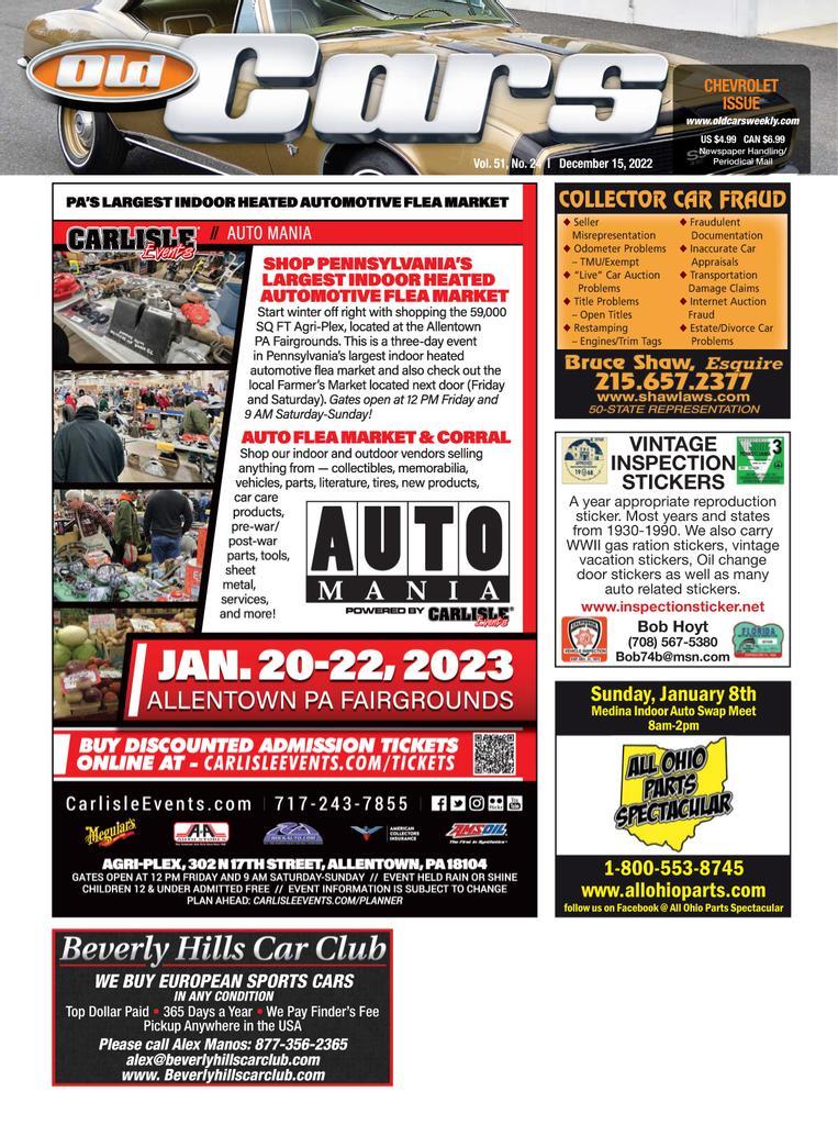 Old Cars Weekly Magazine Subscription Discount | Collectible Automobile ...