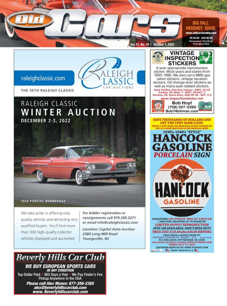 Old Cars Weekly Magazine Subscription Discount | Collectible Automobile ...