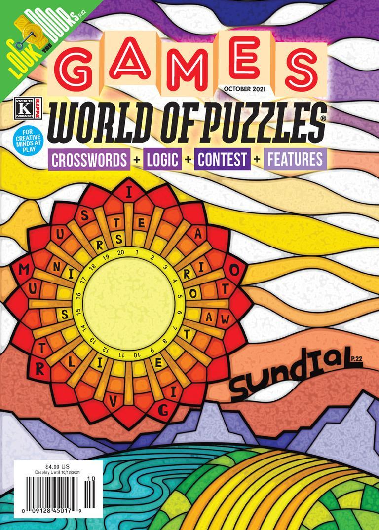 Games World Of Puzzles Magazine Subscription Discount | Fun Puzzles ...
