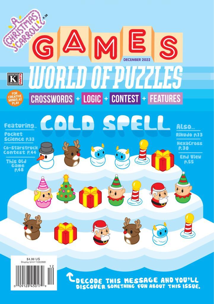 Games World Of Puzzles Magazine Subscription Discount | Fun Puzzles ...