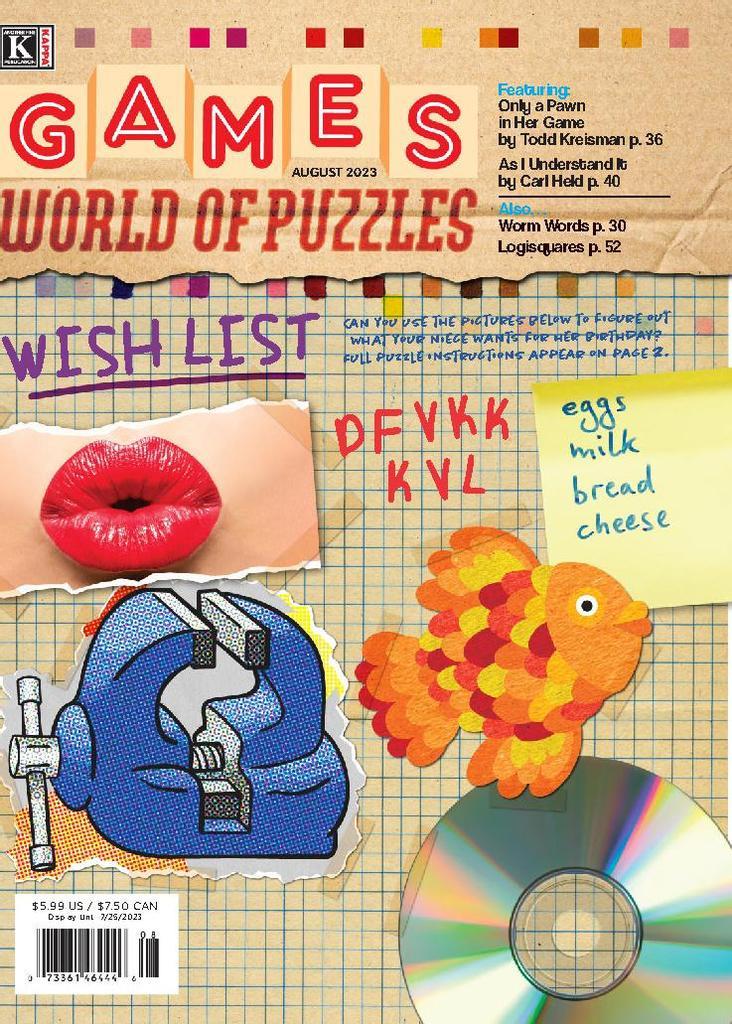 Games World Of Puzzles Magazine Subscription Discount | Fun Puzzles ...