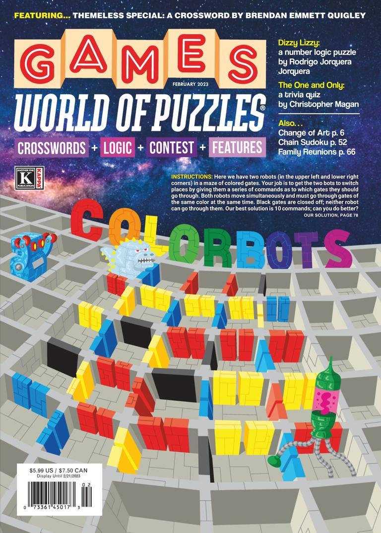 Games World Of Puzzles Magazine Subscription Discount | Fun Puzzles ...