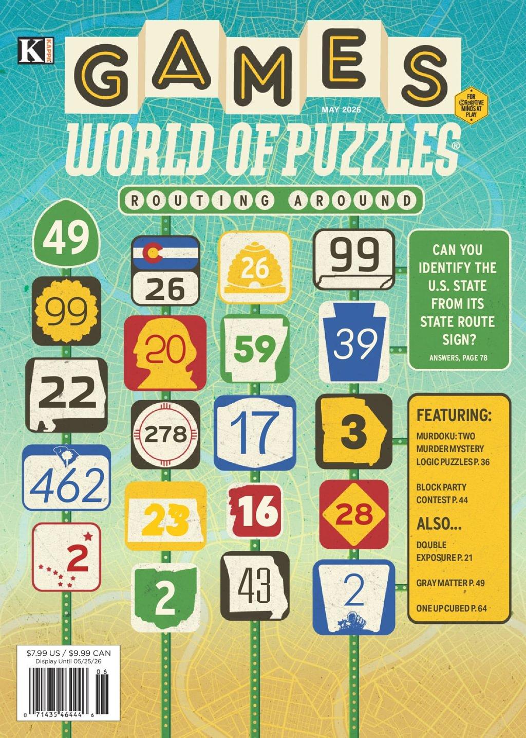 Games World Of Puzzles Magazine Subscription Discount | Fun Puzzles ...