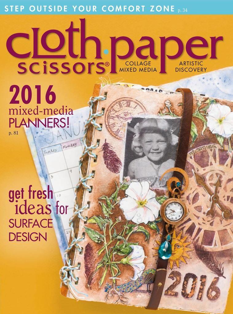 Cloth Paper Scissors Magazine Subscription Discount | Where Mixed Media ...