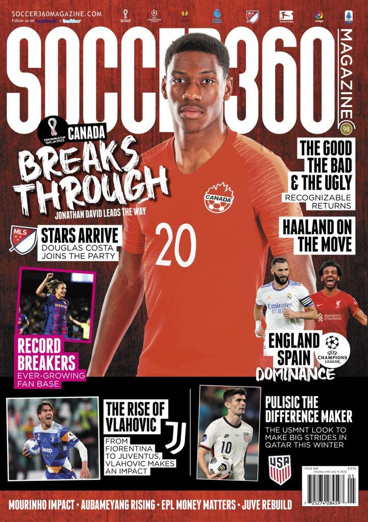 Soccer 360 Magazine Subscription Discount | The Magazine for Fans of ...