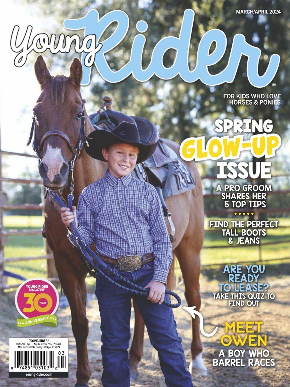 Young Rider Magazine Subscription Discount | For the Young Equestrian ...