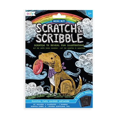 Mini Scratch Art: Playful Pups Kit - Creative Fun for All Ages ...