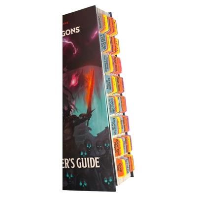 Book Tabs for the Dungeons & Dragons 2024 Dungeon Master's Guide. Laminated, Durable, Color ...