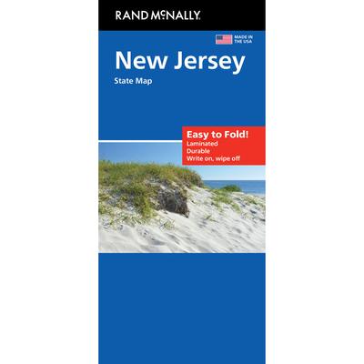 New Jersey Easy to Fold State Map: Njbu by Rand McNally, Folded ...