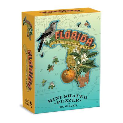 Florida Mini Shaped Puzzle by Galison, Wendy Gold, Board Game ...