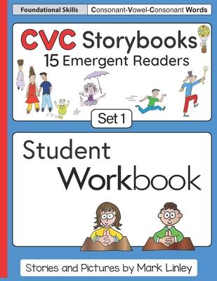 CVC Storybooks SET 1 Student Workbook: 15 Emergent Readers with ...