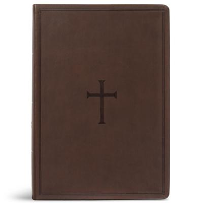 CSB Super Giant Print Reference Bible, Value Edition, Brown ...