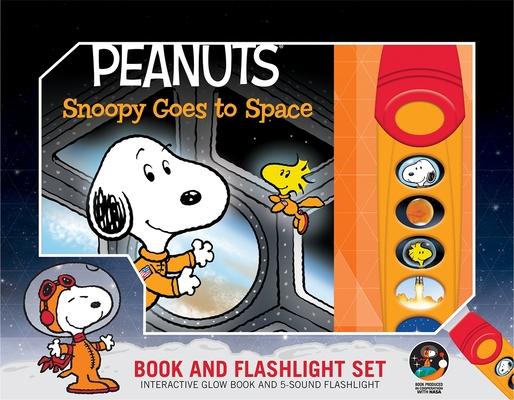 Peanuts: Snoopy Goes to Space Book and 5-Sound Flashlight Set [With ...