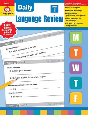 Daily Language Review, Grade 1 Teacher Edition by Evan-Moor Corporation ...