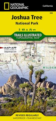 Joshua Tree National Park Map by National Geographic Maps - Trails ...