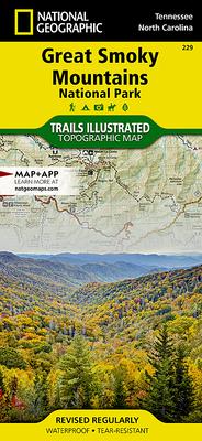 Great Smoky Mountains National Park Map by National Geographic Maps ...