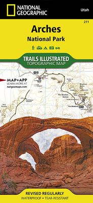 Arches National Park Map by National Geographic Maps, Folded - DiscountMags.com