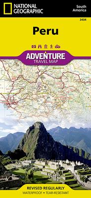 Peru Map by National Geographic Maps, Folded - DiscountMags.com