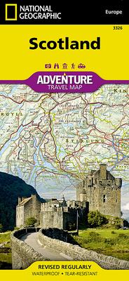 Scotland Map by National Geographic Maps - Adventure, Folded ...