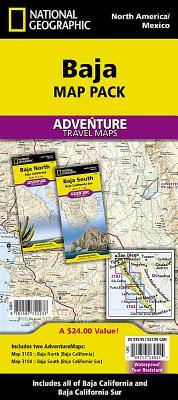 Baja [Map Pack Bundle] by National Geographic Maps, Folded ...