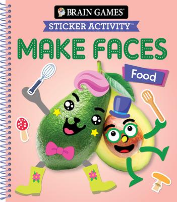 Brain Games - Sticker Activity - Make Faces: Food (Age 3 Years and Up ...
