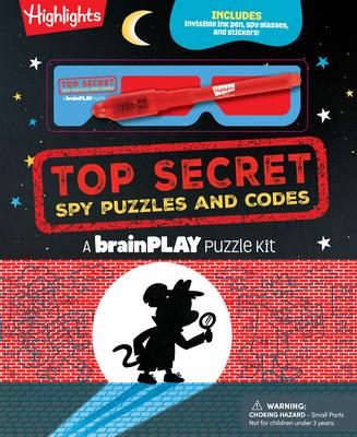Brainplay Top Secret Spy Puzzles and Codes: Puzzle Book Packed with ...