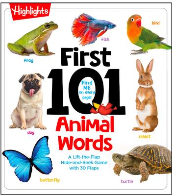 First 101 Animal Words: First Words Animal Board Book, Learning to Talk ...