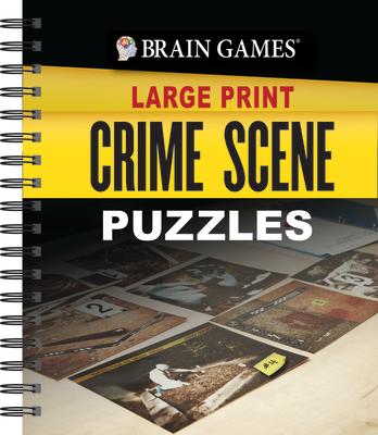 Brain Games Large Print - Crime Scene Puzzles by Publications ...