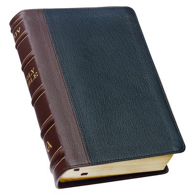KJV Study Bible, Large Print Premium Full Grain Leather - Thumb Index ...