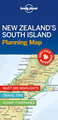 Lonely Planet New Zealand's South Island Planning Map by Lonely Planet ...