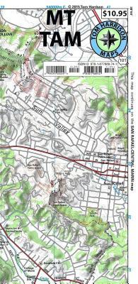 Mount Tamalpais Trail Map by Tom Harrison - DiscountMags.com