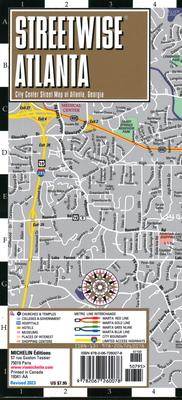 Streetwise Atlanta Map: Laminated City Center Map of Atlanta, Georgia ...