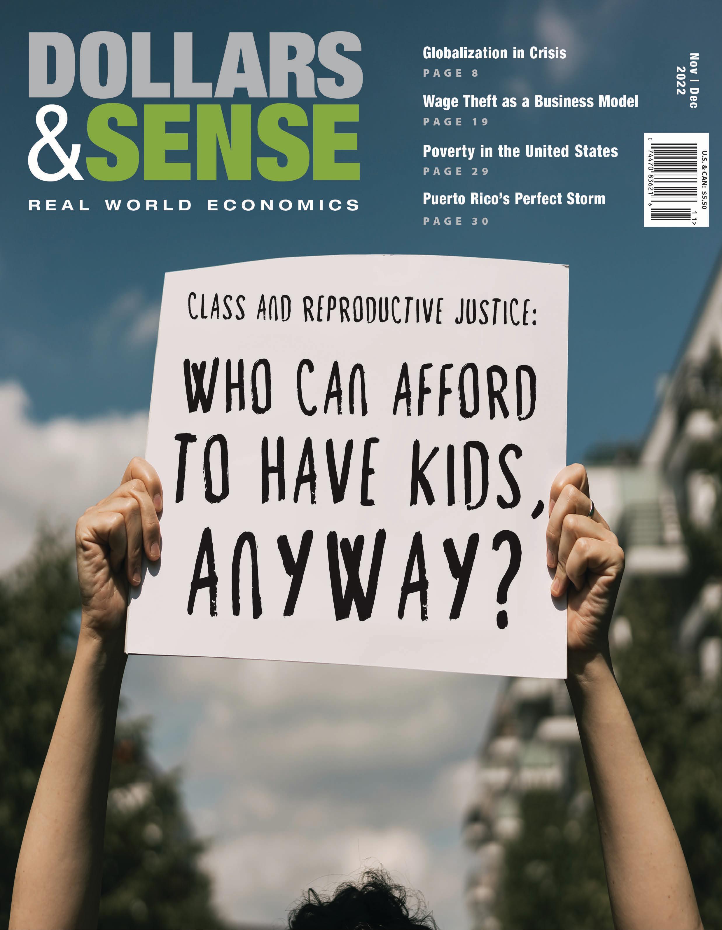 Get Informed About the Economy with Dollars & Sense Magazine ...