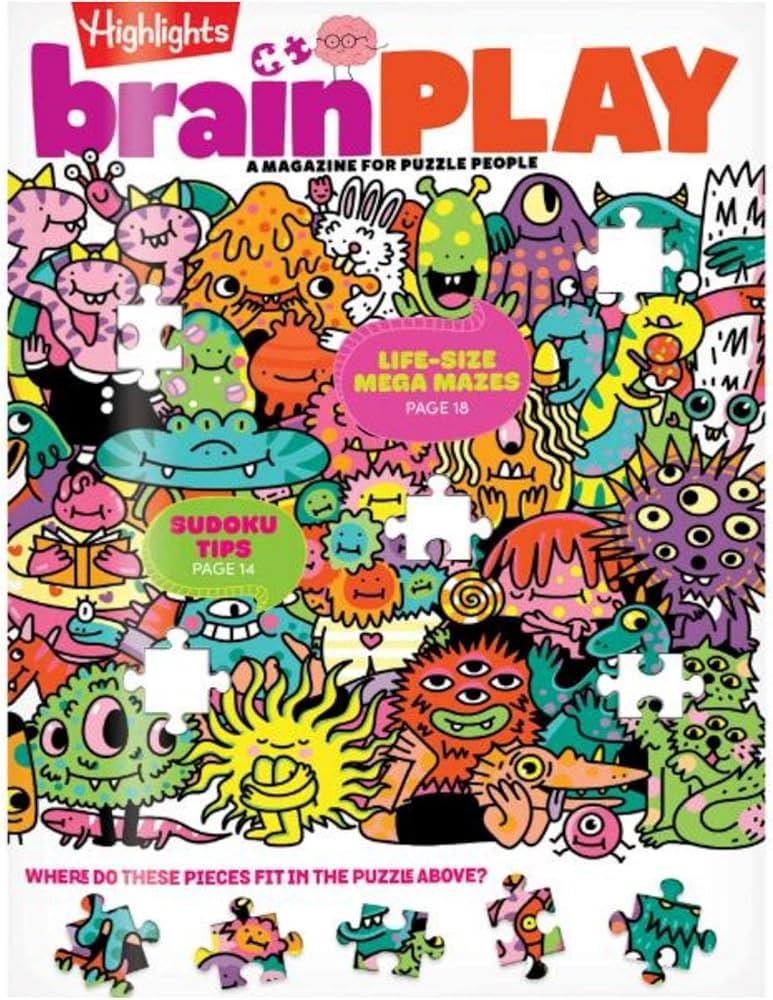 Highlights brainPLAY Magazine Subscription: Unleash Your Child's Puzzle ...