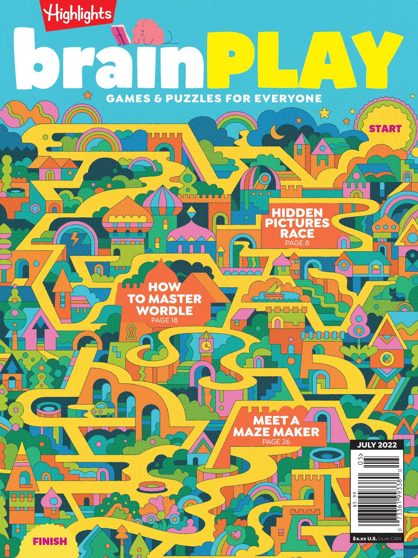 Highlights brainPLAY Magazine Subscription: Unleash Your Child's Puzzle Prowess - DiscountMags.com