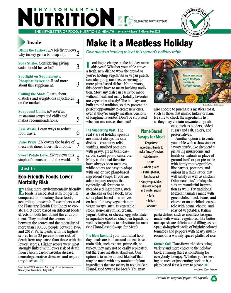 Environmental Nutrition Magazine: The Guide to Healthy, Sustainable ...