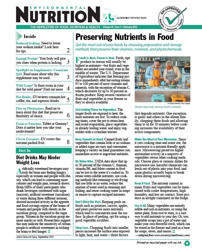 Environmental Nutrition Magazine: The Guide to Healthy, Sustainable ...