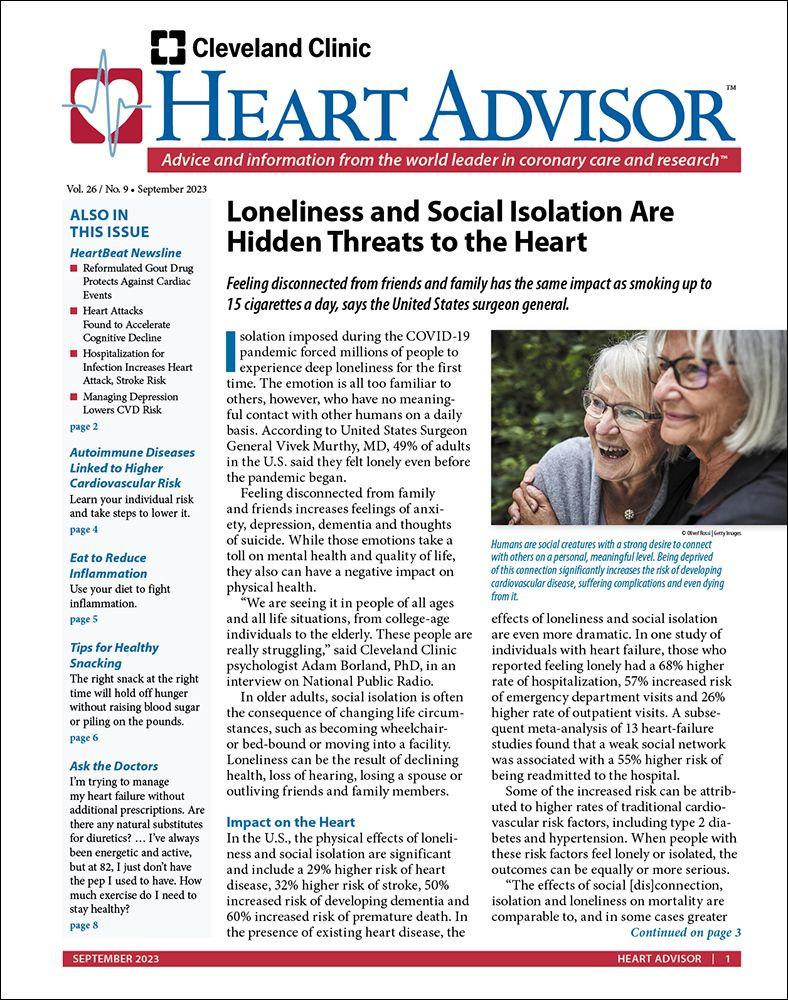 Heart Advisor: The Magazine for Your Heart Health - DiscountMags.com