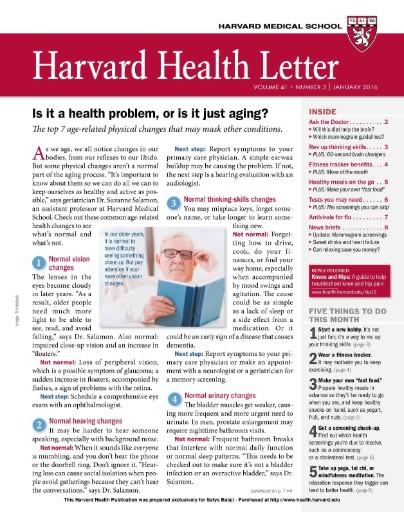 Harvard Health Letter: The Newsletter for Your Well-being ...