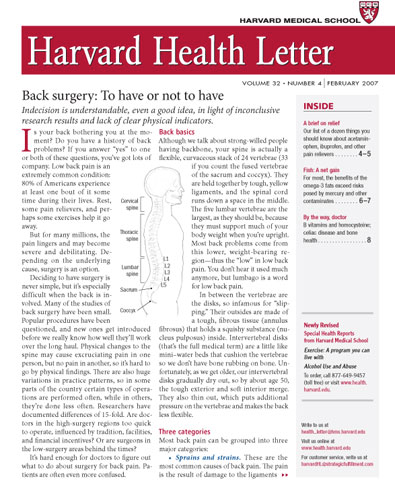 Harvard Health Letter: The Newsletter for Your Well-being ...